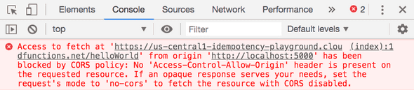When A CORS Error Isn t A CORS Error Firebase Functions Walk Through 